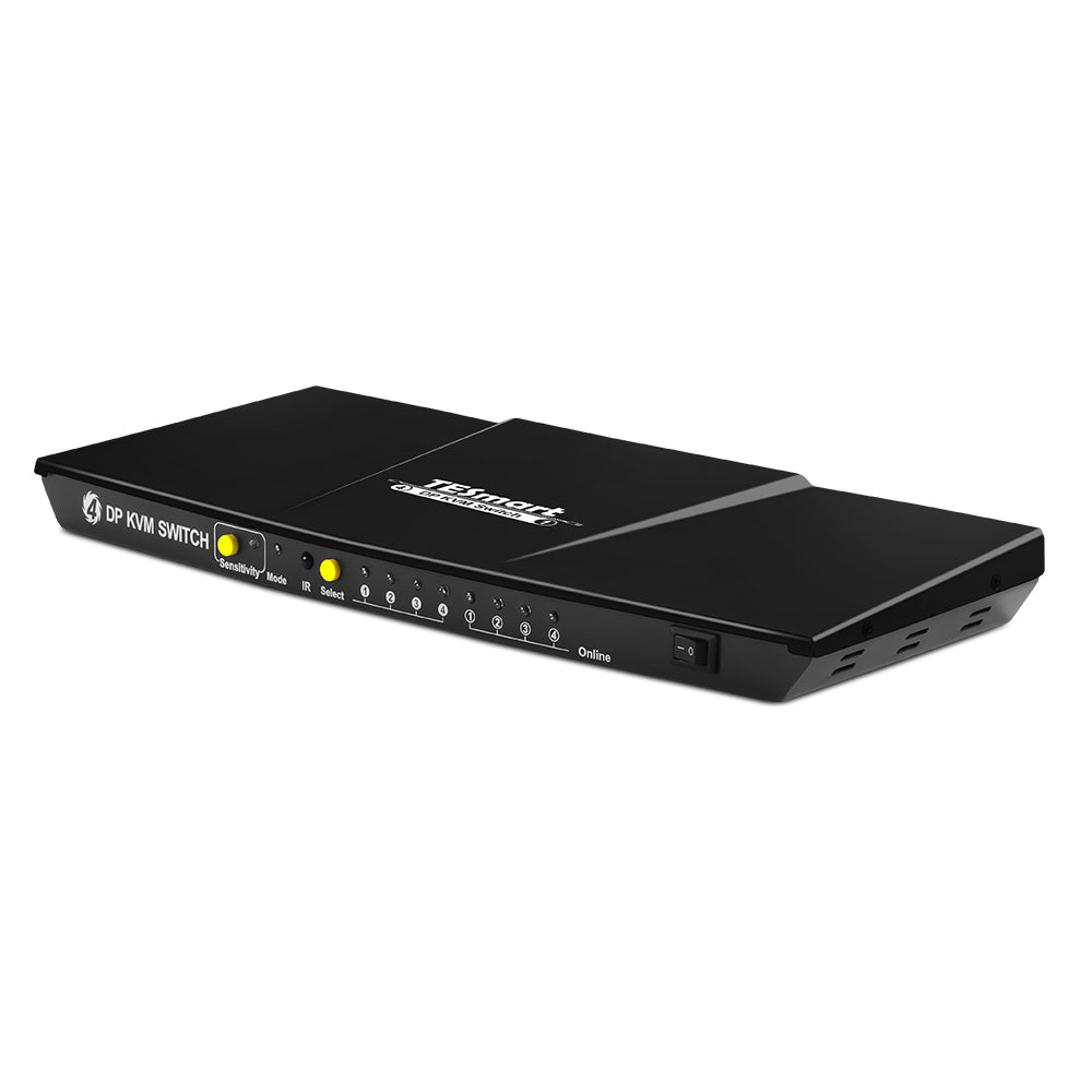 TESmart 4포트 4:1 DP KVM 스위치 – DP1.2, 4K60Hz, USB 허브 포함 | TESmart Korea ...