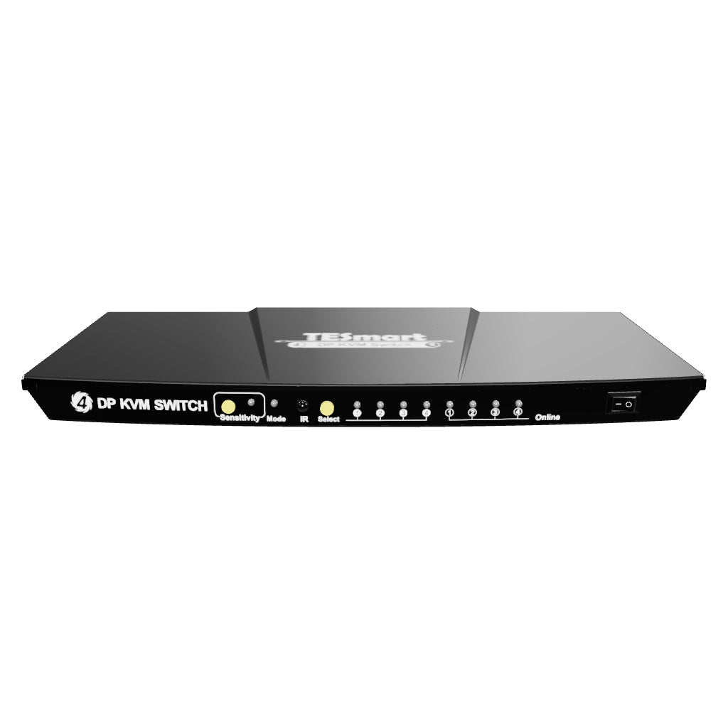 TESmart 4포트 4:1 DP KVM 스위치 – DP1.2, 4K60Hz, USB 허브 포함 | TESmart Korea ...